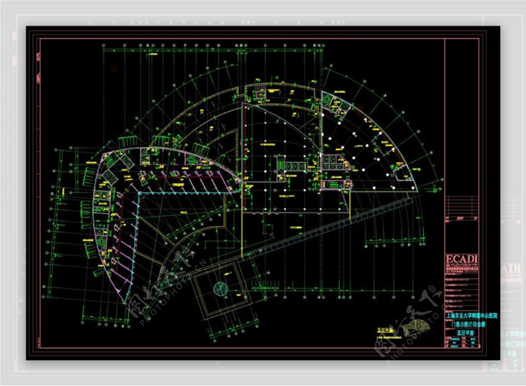 五层平面CAD图片素材-编号06512602-图行天下