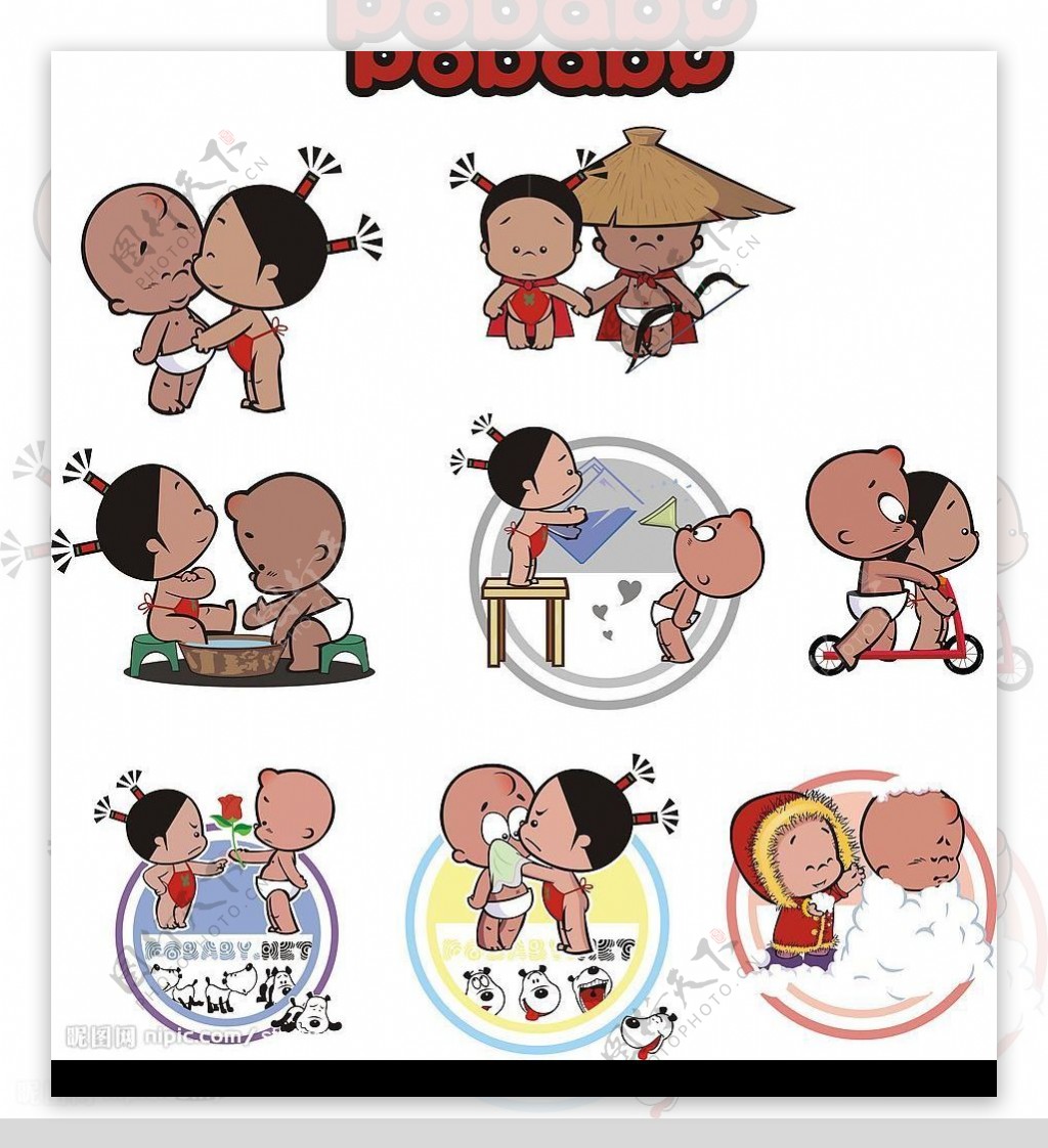Pobaby卡通系列图片素材-编号08108102-图行天下