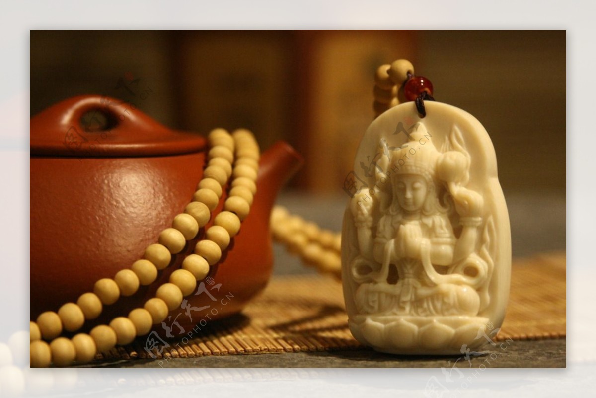 象牙观音图片素材-编号08672952-图行天下