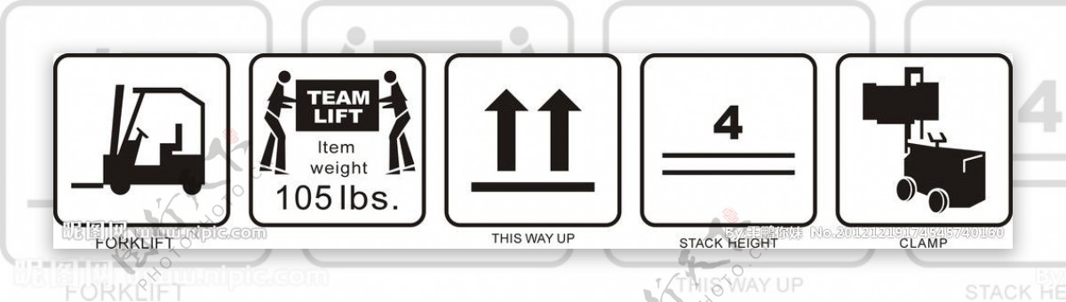 搬运运输标志图片素材-编号09398072-图行天下