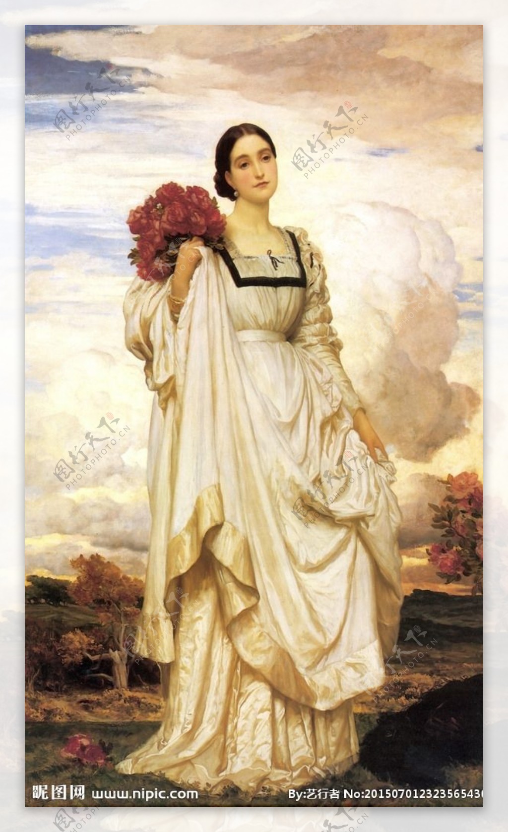 油画美女图片素材-编号10701192-图行天下