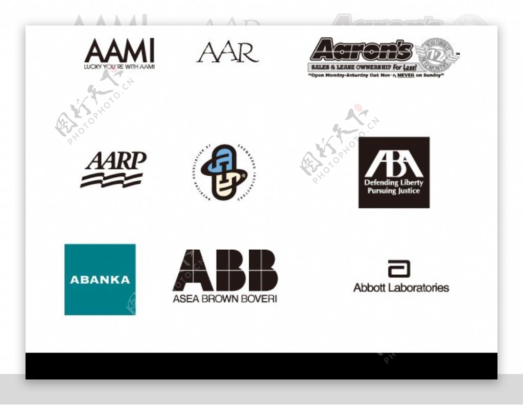 aaab组合的logo标志图片素材-编号10980342-图行天下