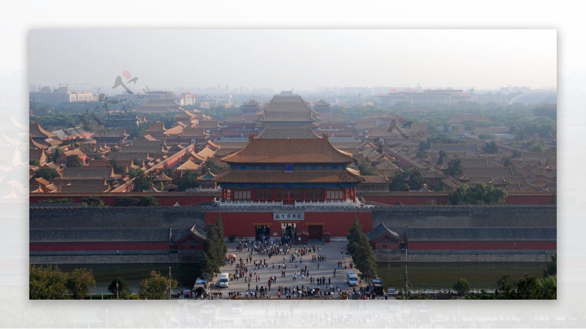 北京故宫博物院全景图片素材-编号11677162-图行天下