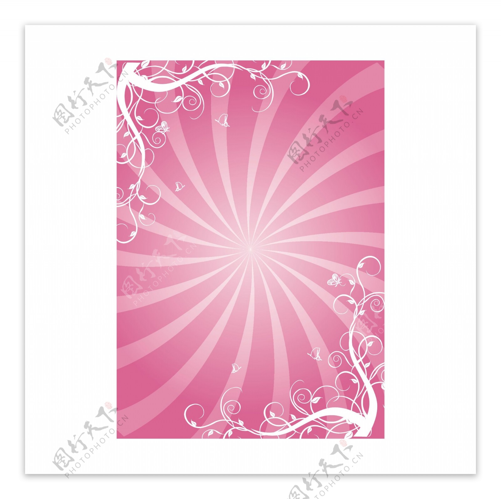 粉红色背景图片素材-编号12489362-图行天下