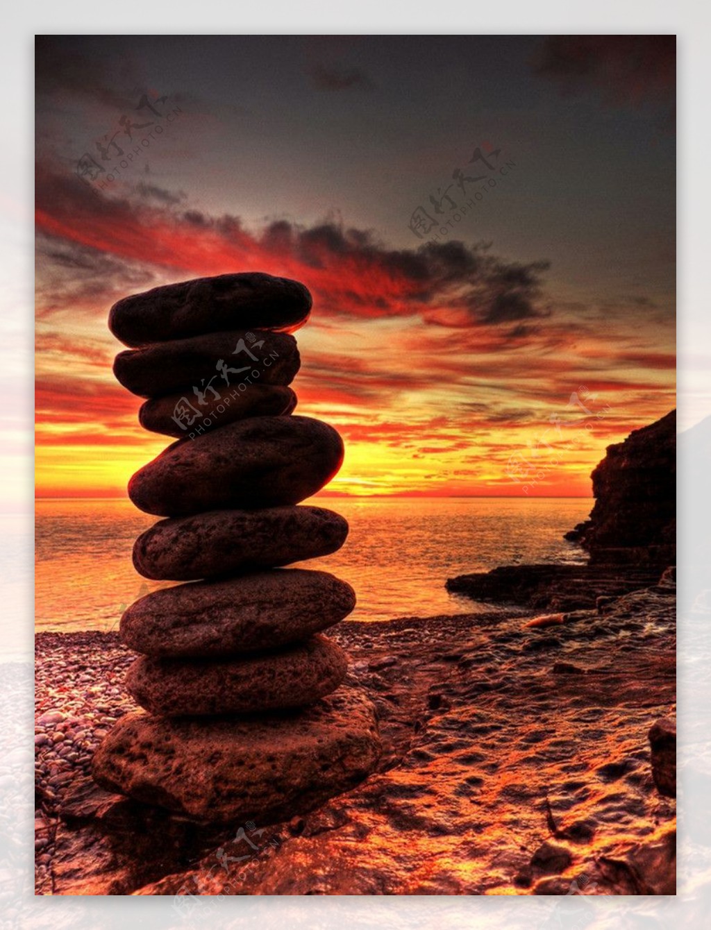 石头堆图片素材-编号12572092-图行天下