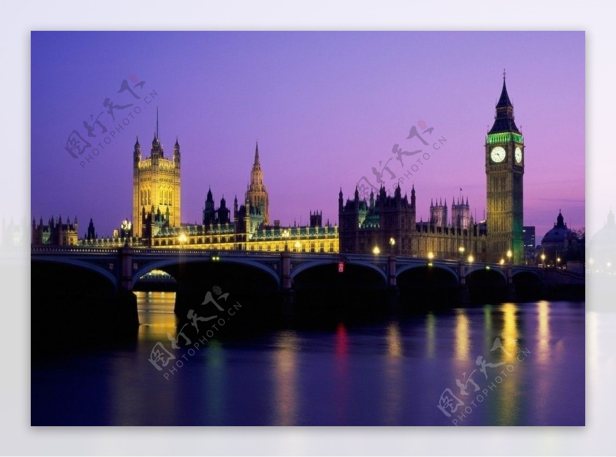英国风光夜景图片素材-编号12744312-图行天下