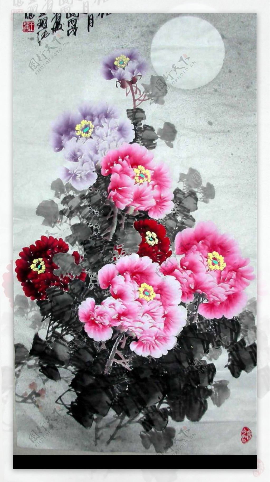 牡丹画图片素材-编号12929992-图行天下