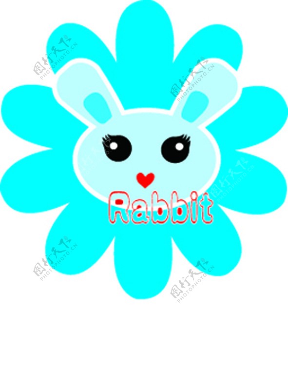 兔子图标图片素材-编号14402412-图行天下