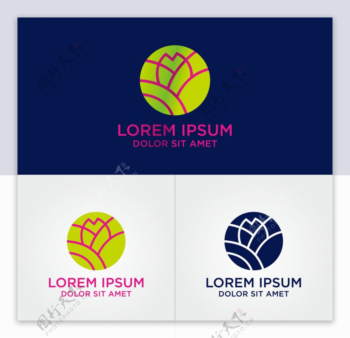 莲花logo图片素材-编号23451632-图行天下