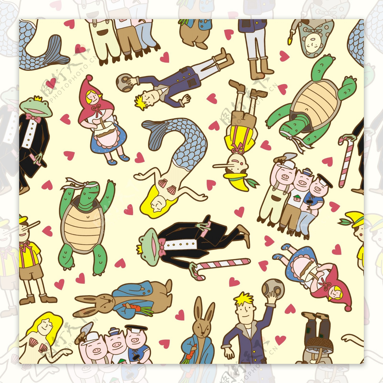 卡通背景图片素材-编号23923402-图行天下