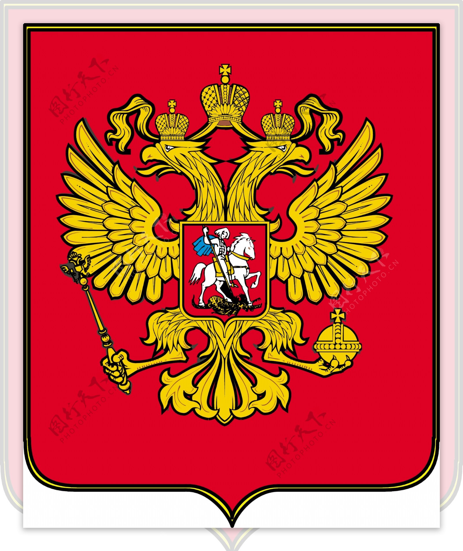 俄罗斯国旗标志4图片素材-编号27335552-图行天下
