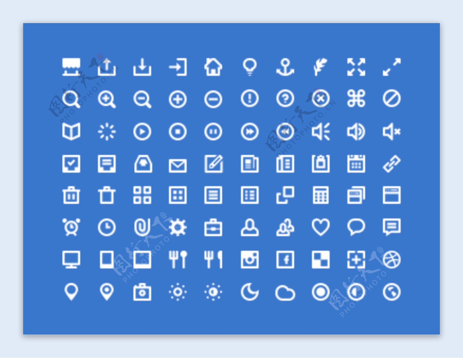 网页Icons图标设计图片素材-编号28612642-图行天下