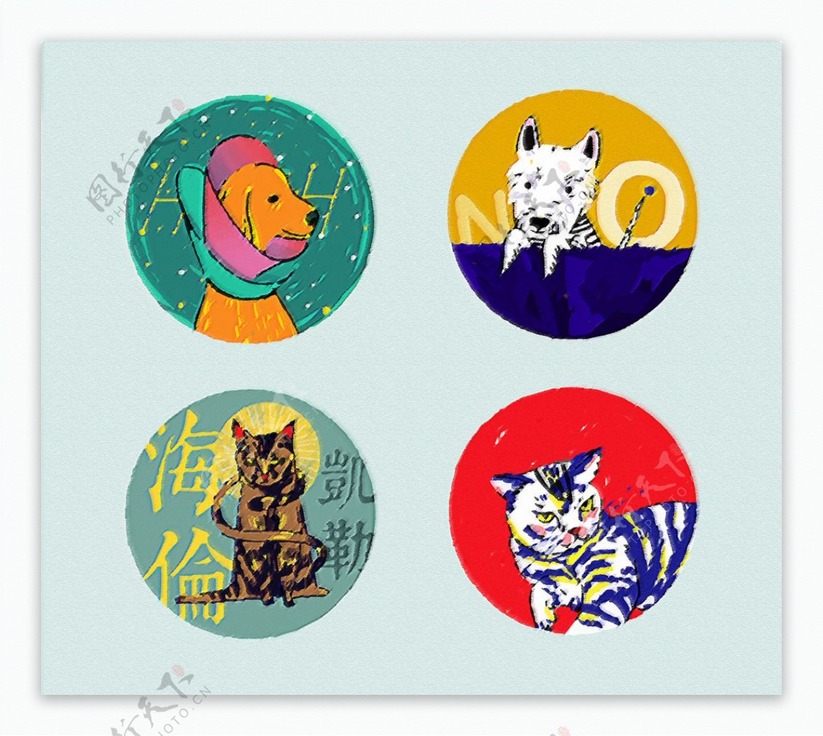 卡通头像图片素材-编号29875422-图行天下