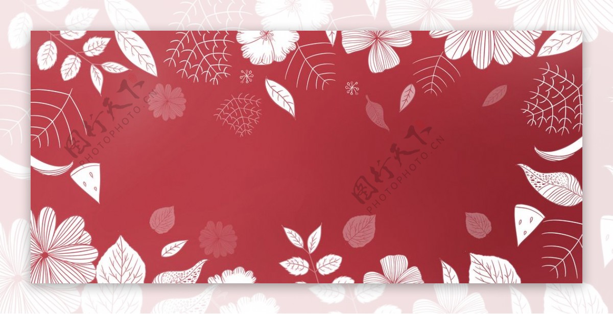 花边海报图片素材-编号31402952-图行天下
