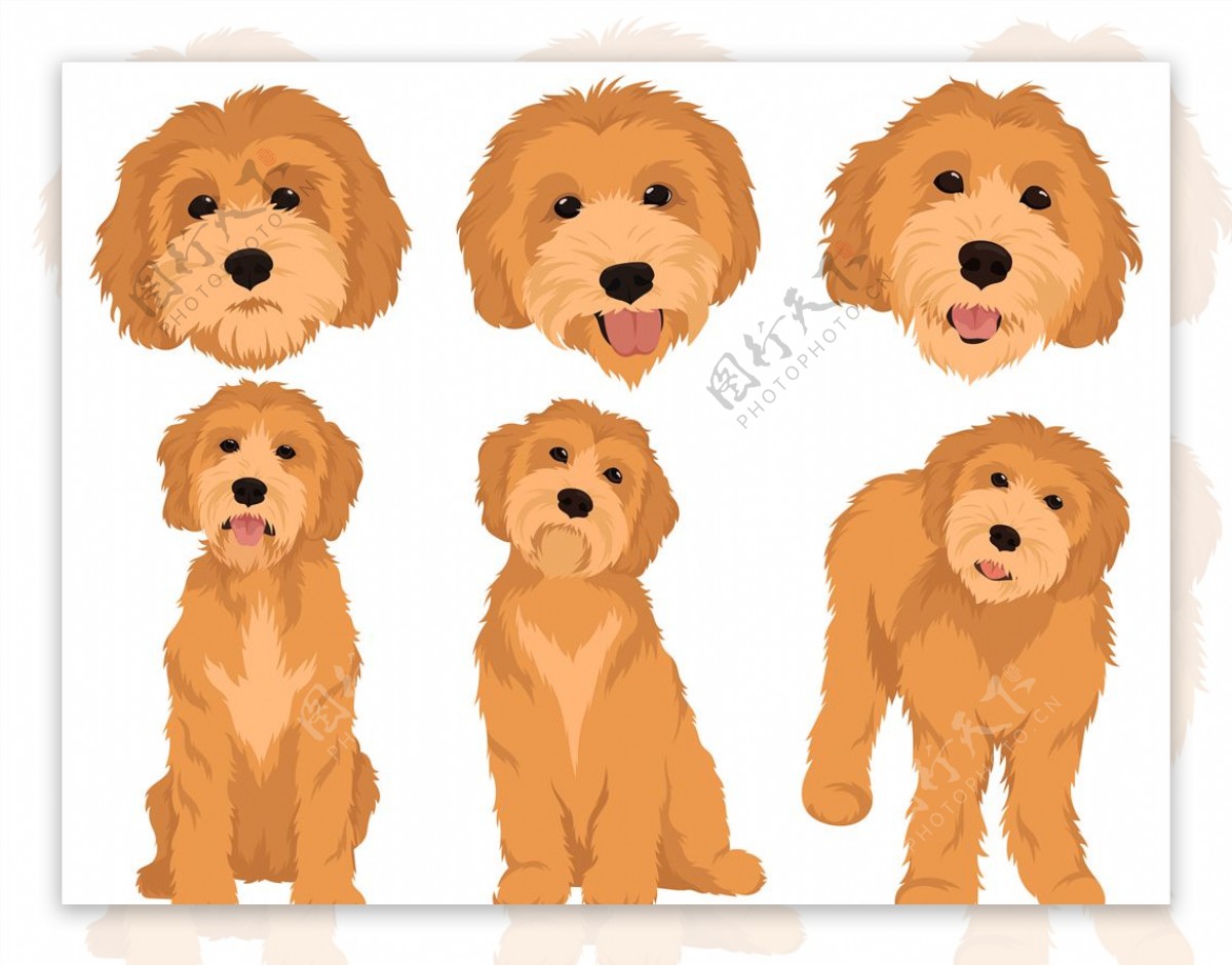 卡通狗图片素材-编号38138302-图行天下