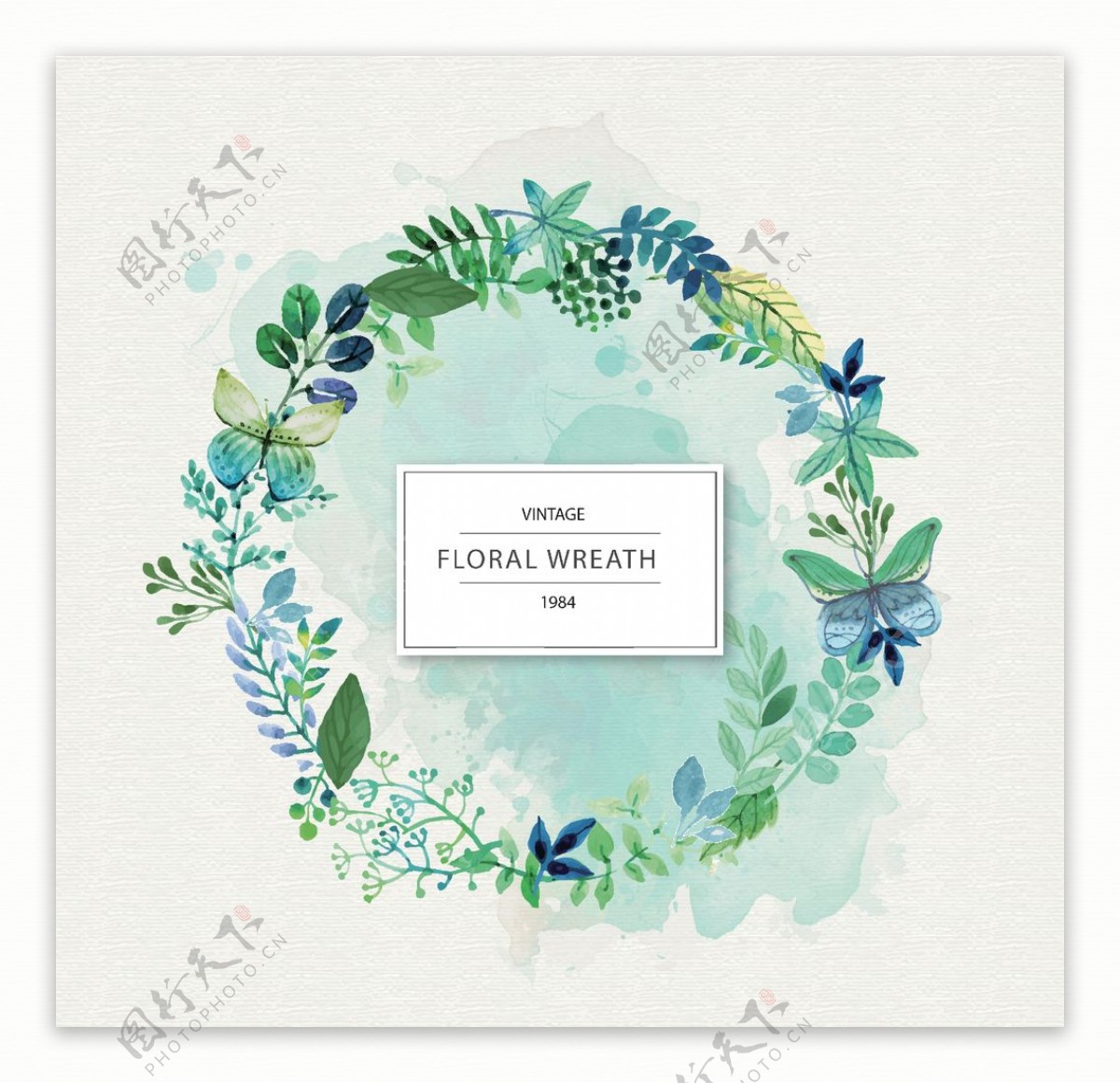 创意英文花边海报图片素材-编号39596662-图行天下